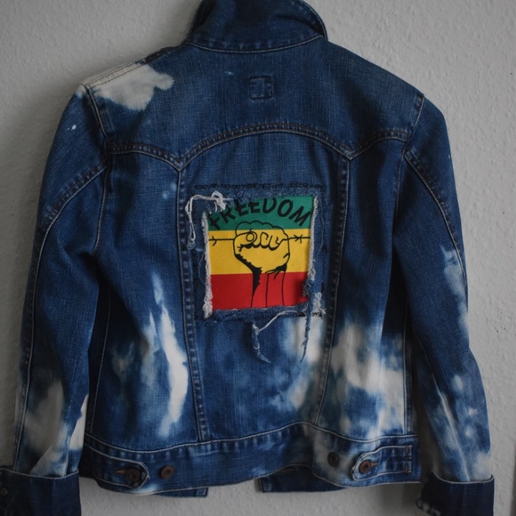 JendayiDenim | Jackets & Coats | Custom Denim Freedom Jacket | Poshmark